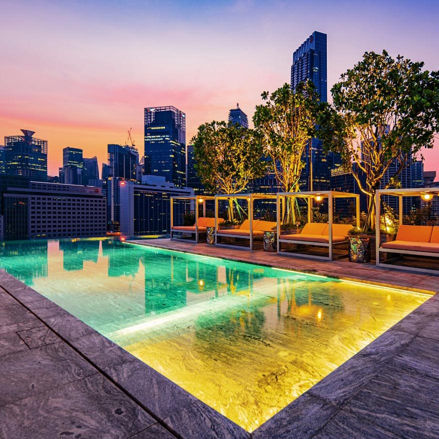 Canyon Club | Rooftop Pool | Mondrian Singapore Duxton